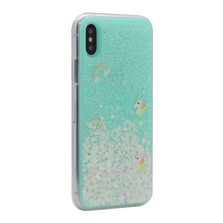Maska Platina Unicorn za iPhone X/ XS tirkiz