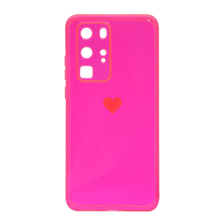 Maska Air Neon silicone za Huawei P40 Pro pink