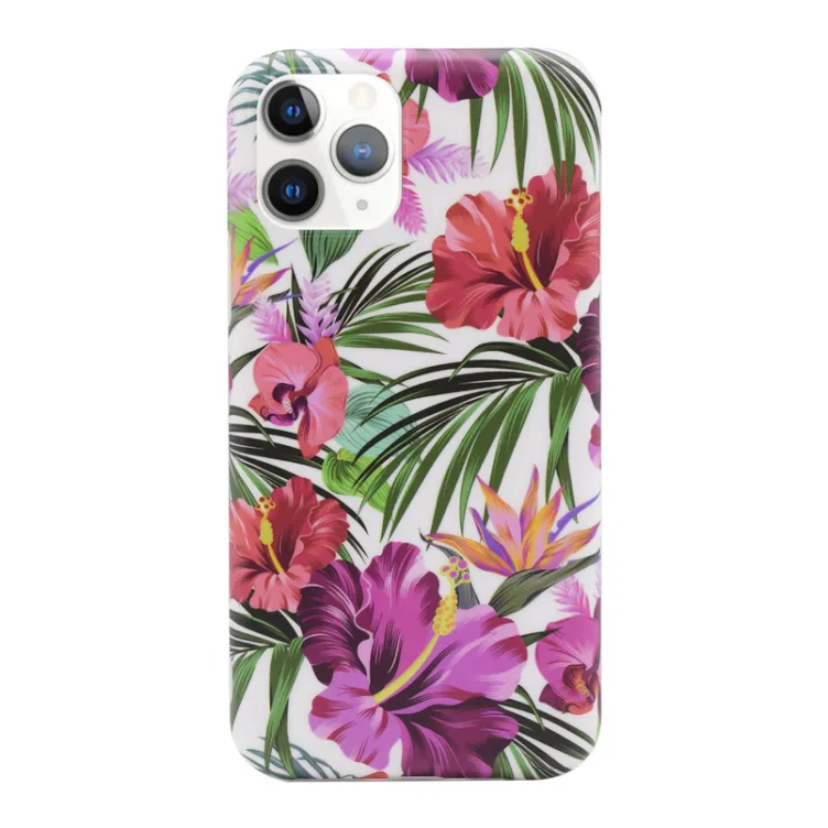 Maska Flower za iPhone 11 Pro bela.