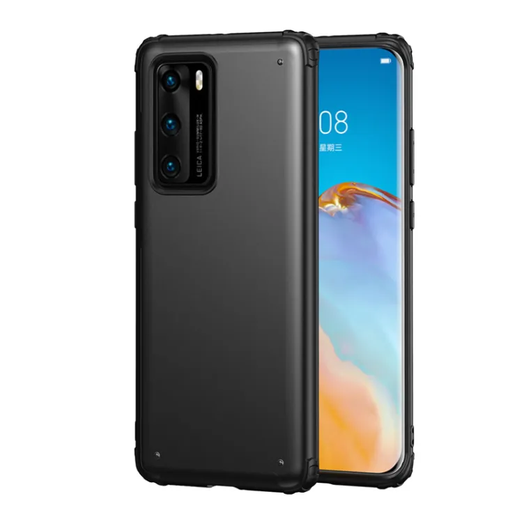 Maska Mist solid black za Huawei P40 Pro crna