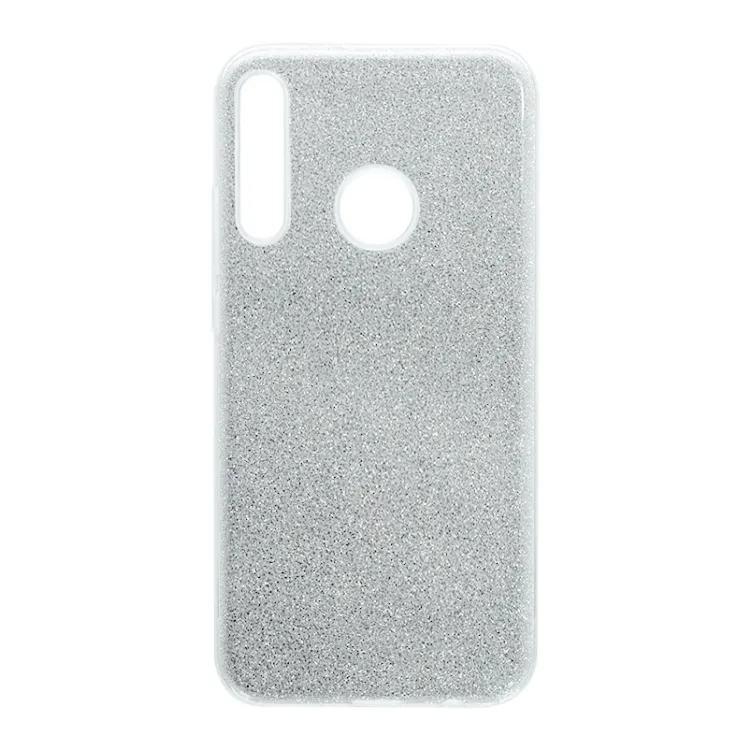 Maska Crystal Dust za Huawei P40 Lite E/ Y7p srebrna