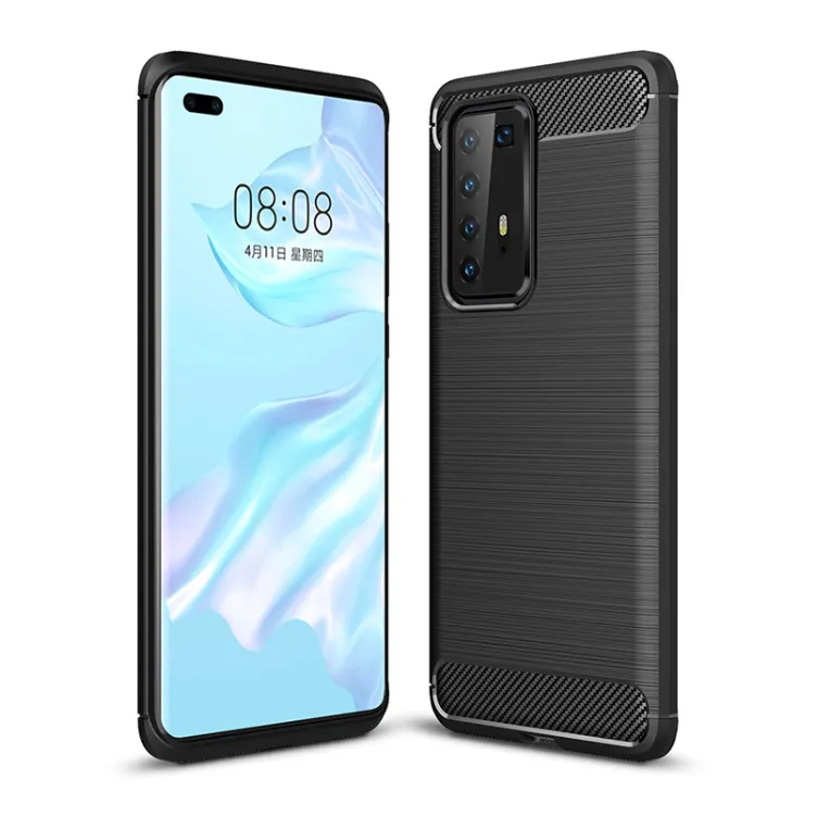 Maska Silicone Defender za Huawei P40 Pro crna.