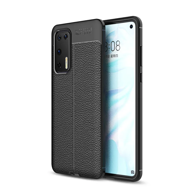 Maska Elegant man exclusive za Huawei P40 crna.