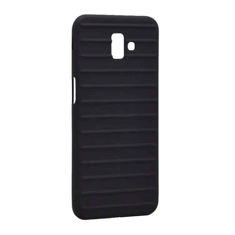 Maska Ribbed za Samsung J6 Plus/ J610F (2018) EU crna