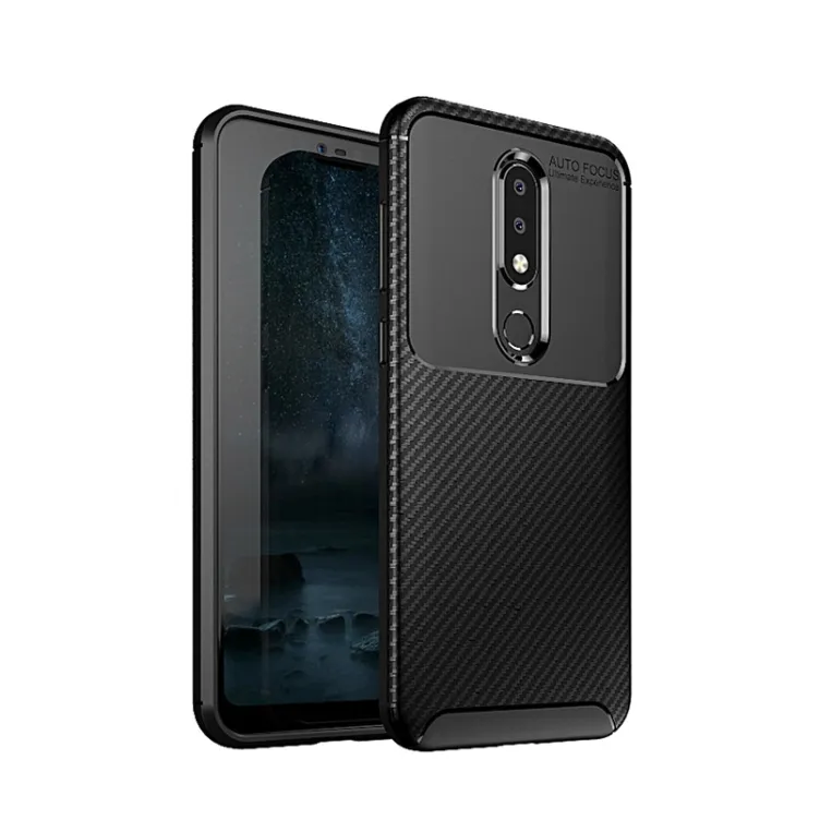 Maska Carbon Defender za Nokia 6.1 Plus/ X6 crna.