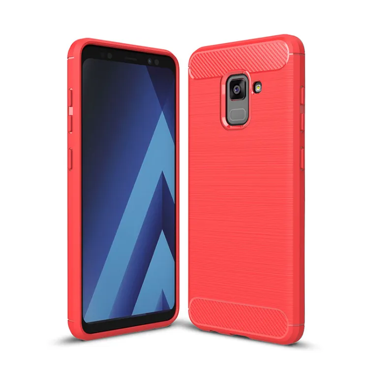 Maska Silicone Defender za Samsung A7/ A750FN (2018) crvena.