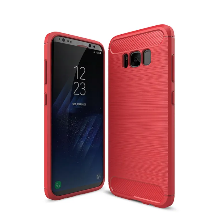 Maska Silicone Defender za Samsung S8 Plus/ G955 crvena.