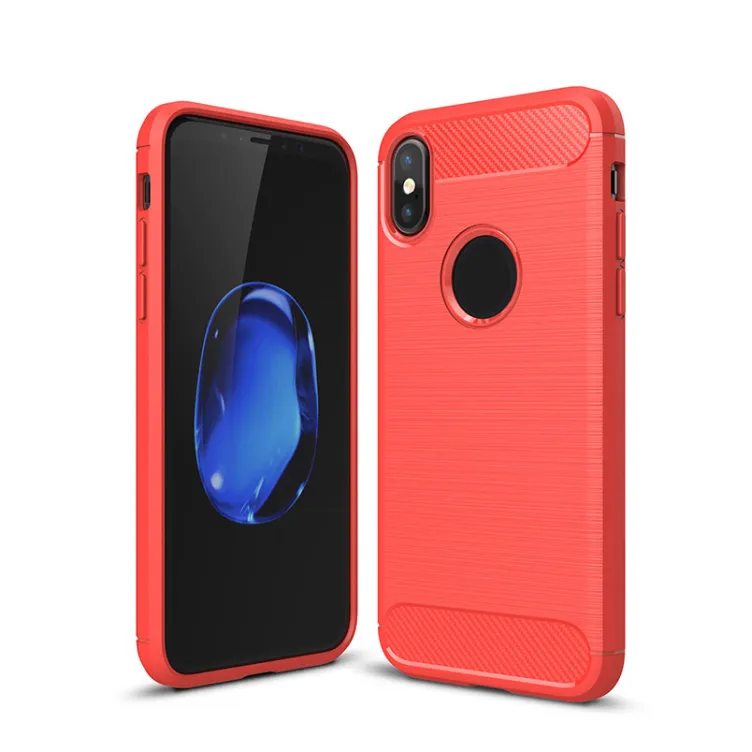 Maska Silicone Defender za iPhone X/ iPhone XS crvena.