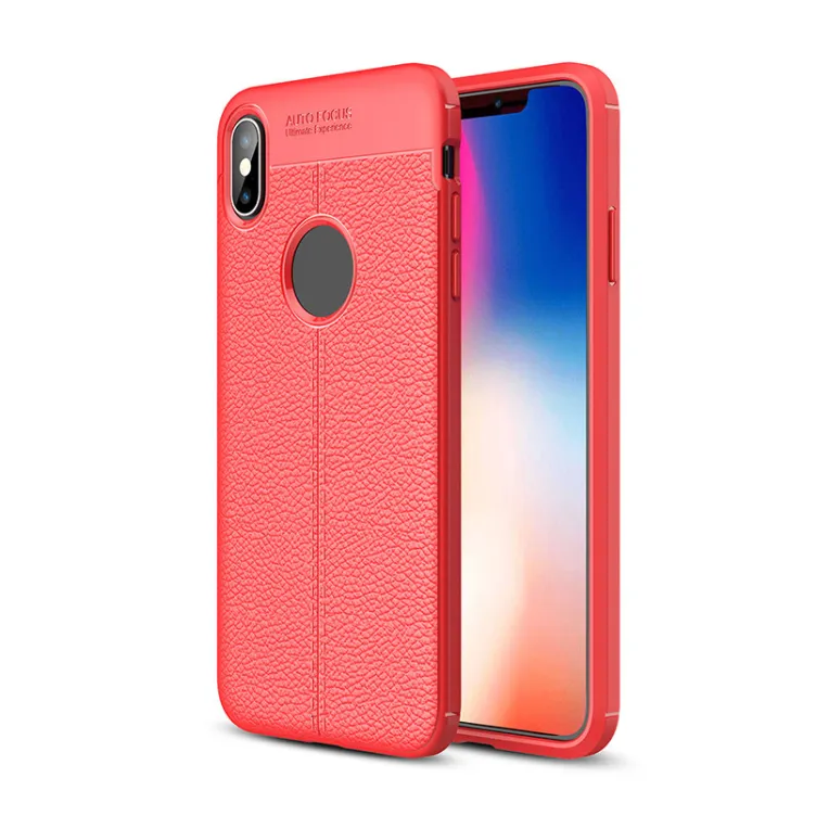 Maska Elegant man exclusive za iPhone XS Max crvena.