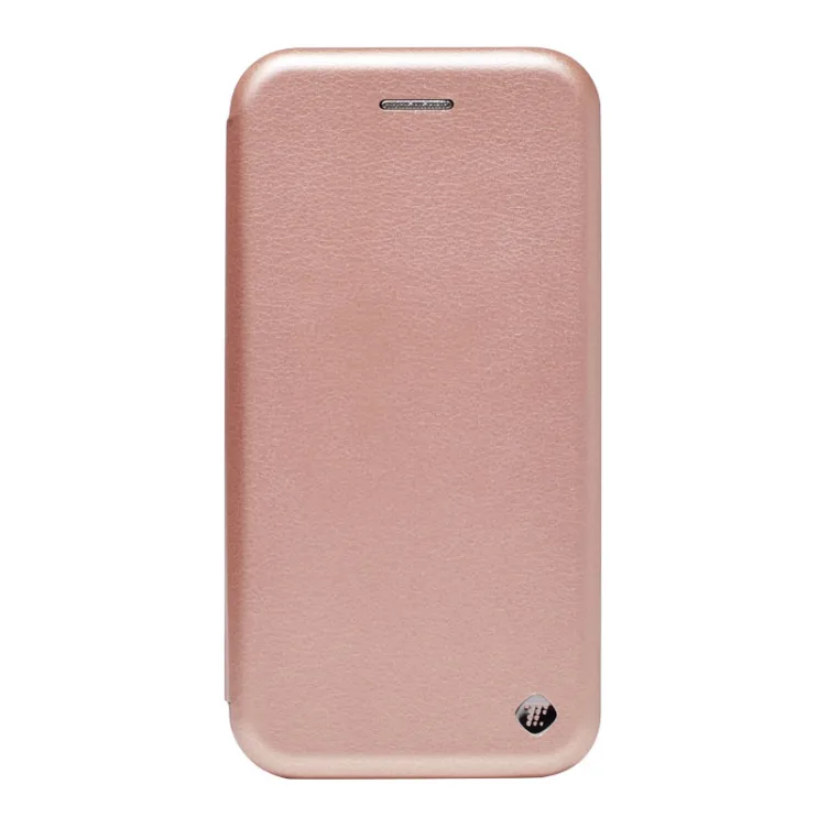 Maska na preklop Teracell Flip Premium za Samsung J3/ J327 2017 (USA) roze zlatna.