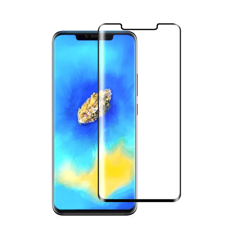 Zastitno staklo FULL GLUE za Huawei Mate 20 Pro crno.