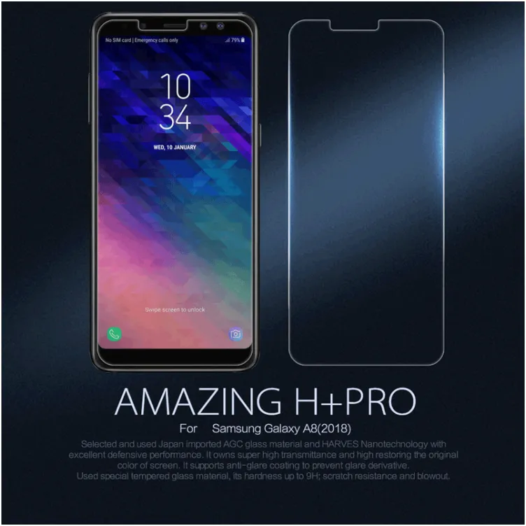 Zastitno staklo Nillkin Amazing H+ PRO(0,2mm) za Samsung A8/ A530 (2018).