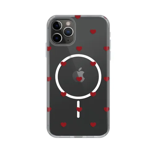 Futrola - maska print Magsafe za iPhone 11 Pro 5.8 Red Hearts