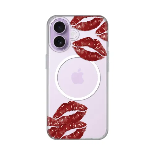 Futrola - maska print Magsafe za iPhone 17 6.3 Kisses