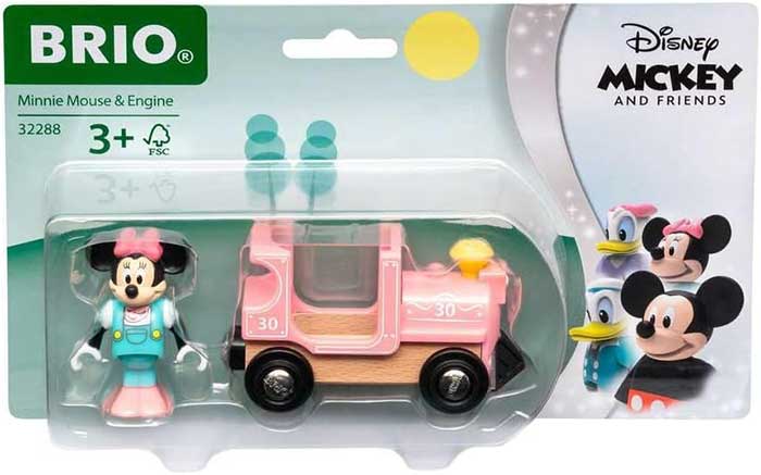 BRIO Disney Lokomotiva i figurica Minnie Mouse 32288