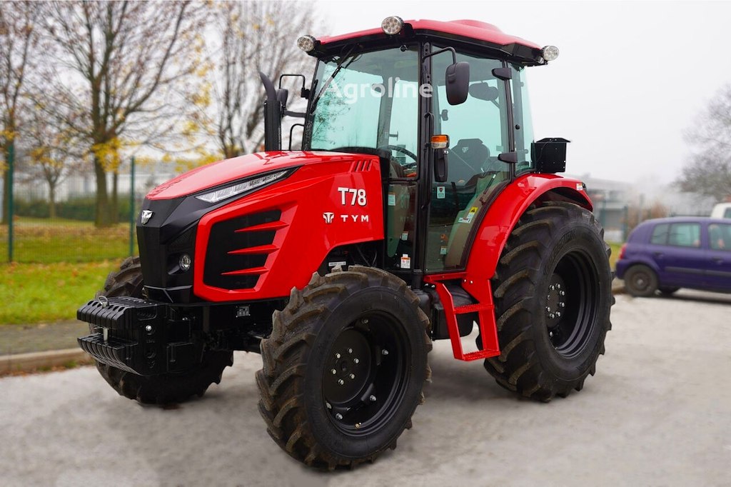 Novi TYM T78 - 74 hp traktor točkaš