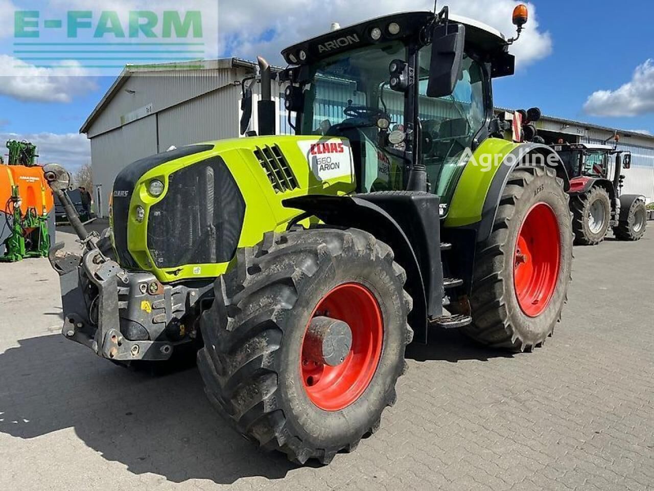 Claas arion 660 cebis (inkl. rtk) traktor točkaš
