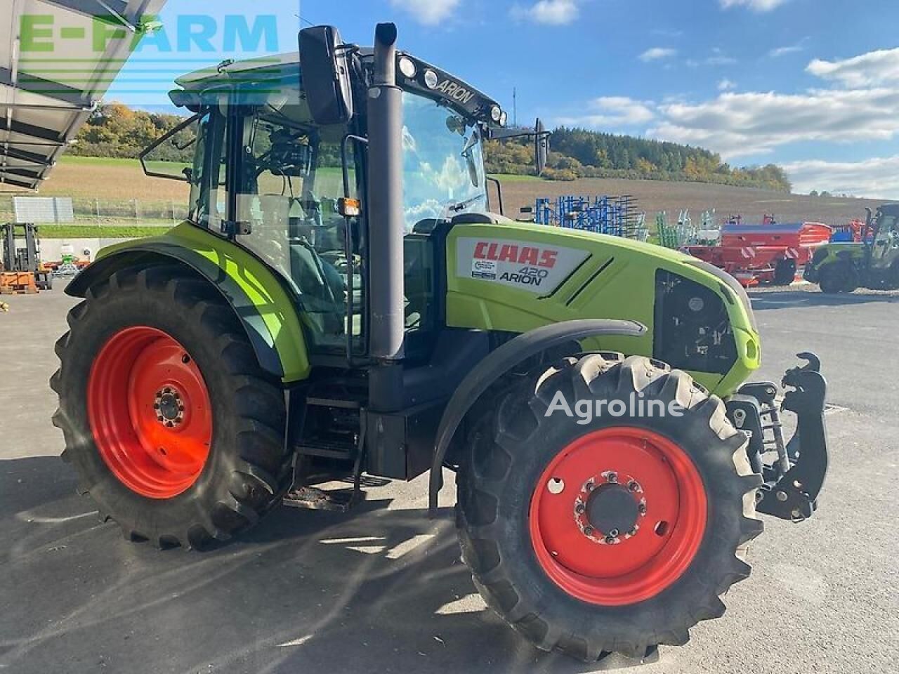 Claas arion 420 cis mit lenksystem und frontkraftheber traktor točkaš