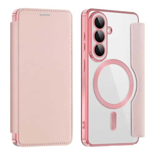 Futrola - maska Magsafe Lux Bi Fold za Samsung A376 Galaxy A37 roze