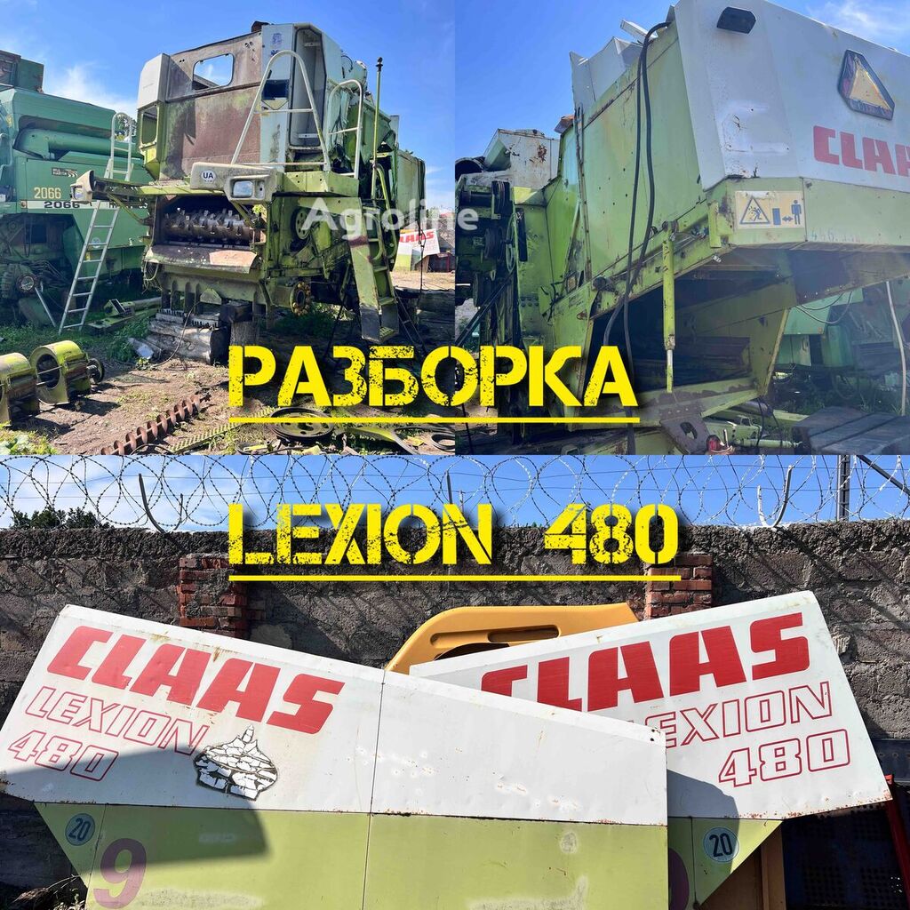 Claas lexion 480 kombajn za žito po rezervnim delovima