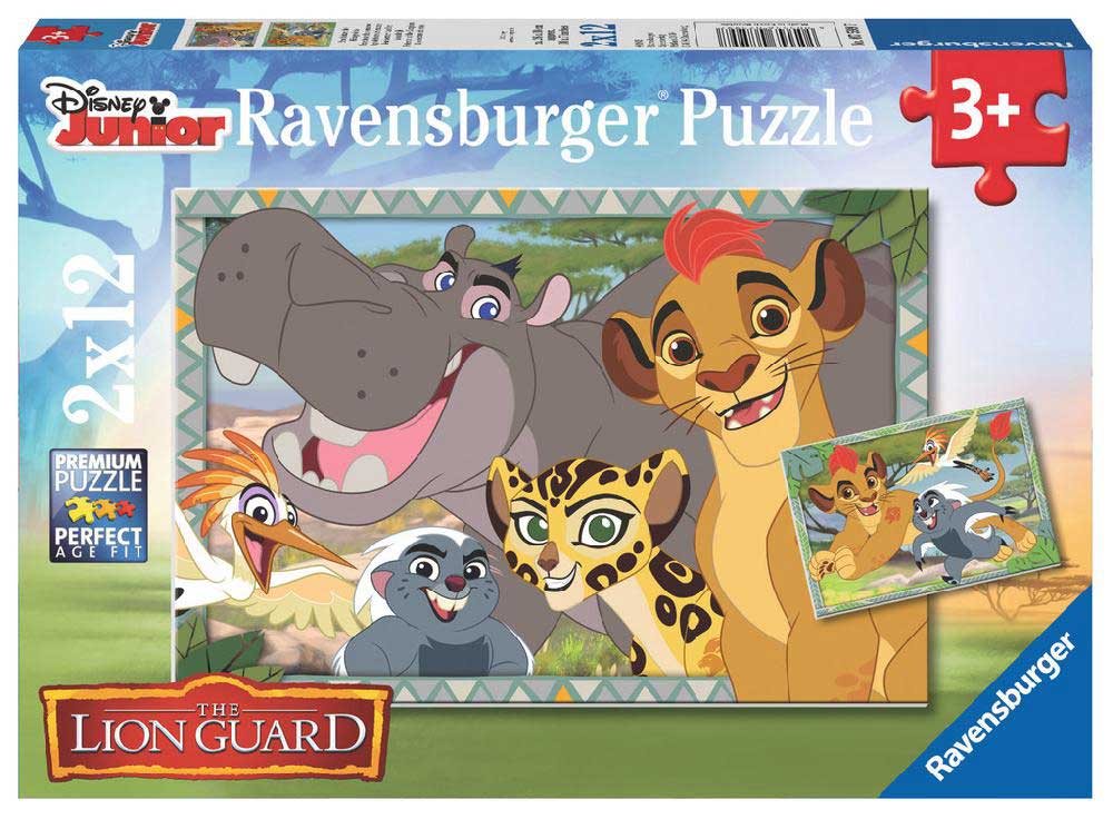 Ravensburger puzzle Dečije puzle - 2x12 - Disney - Disney Junior - The Lion Guard 2x12 delova RA07599