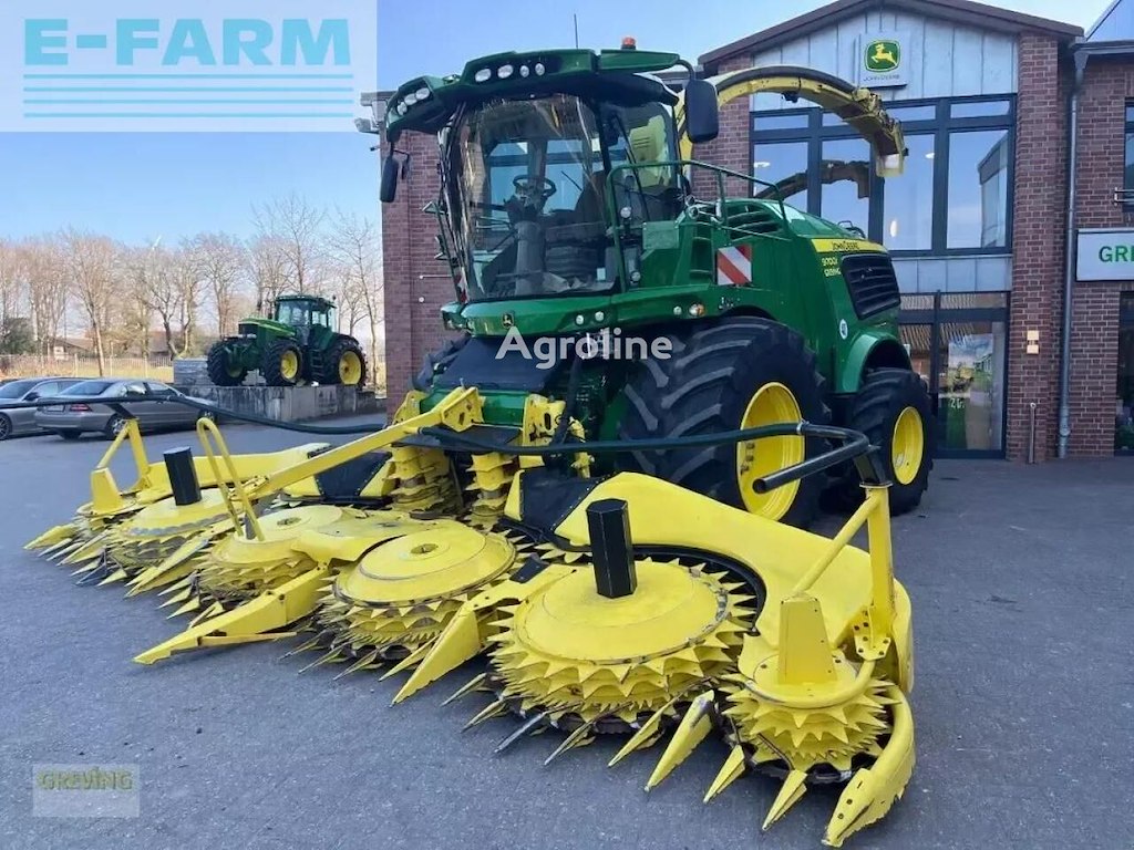 John Deere 9700i prodrive 40 km/h inkl. kemper 475 plus maisgebiss krmni kombajn