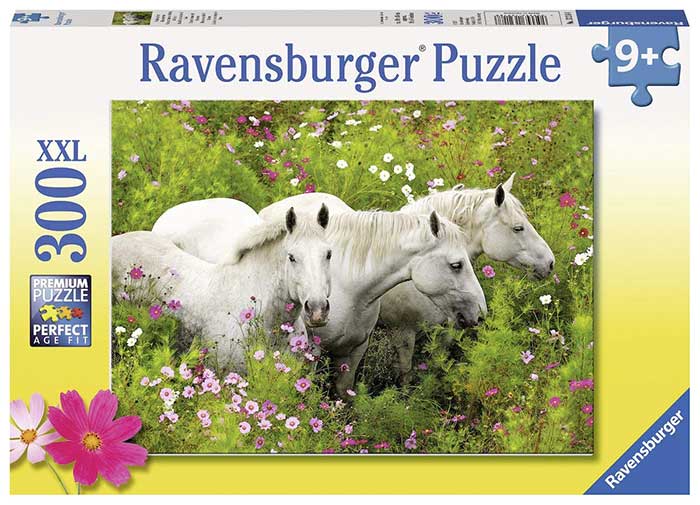 Slagalica Ravensburger 300 delova - Konji u cvetnom polju 13218