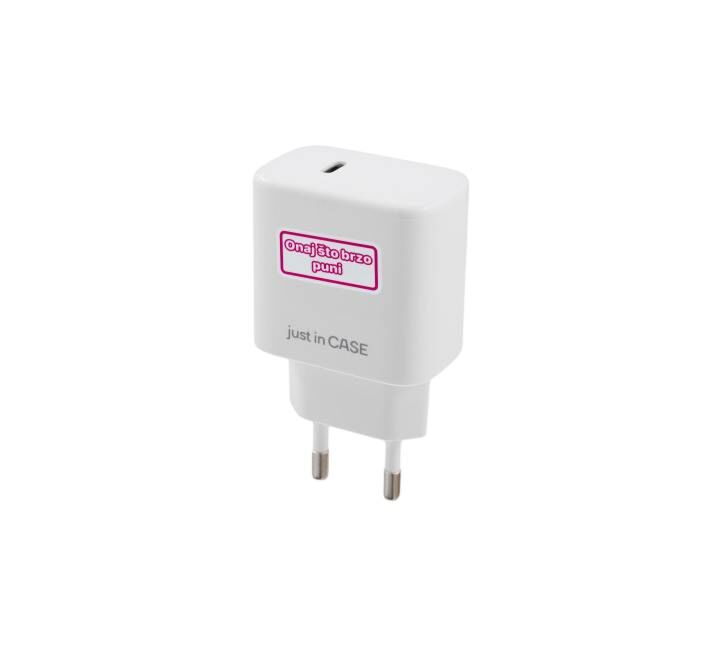 JUST IN CASE PUNJAČ SA USB-C KONEKTOROM, 25 W - CH25WUSBC