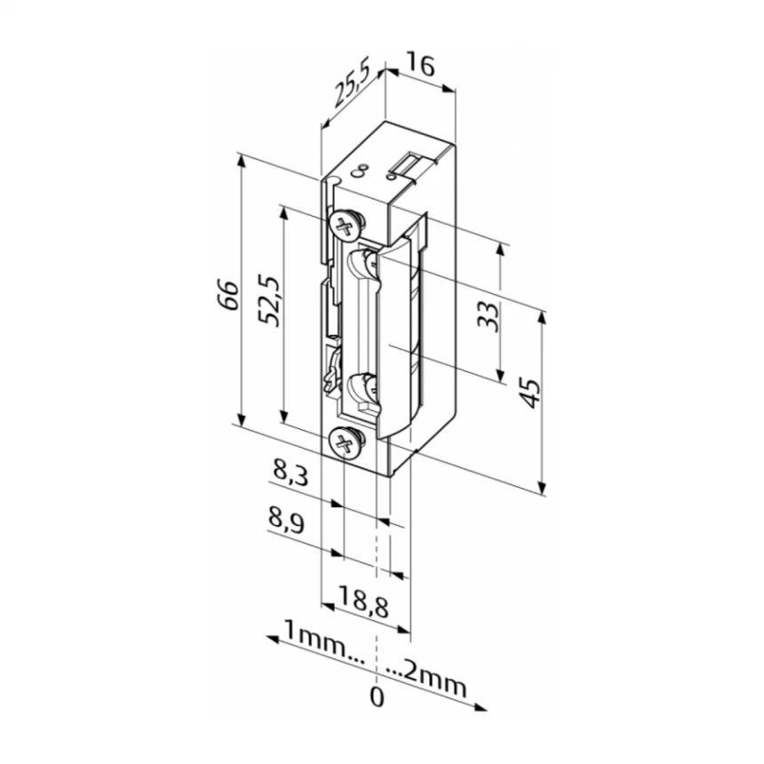 effeff Električni prihvatnik 118-A71 10-24V AC/DC BASIC b.c.