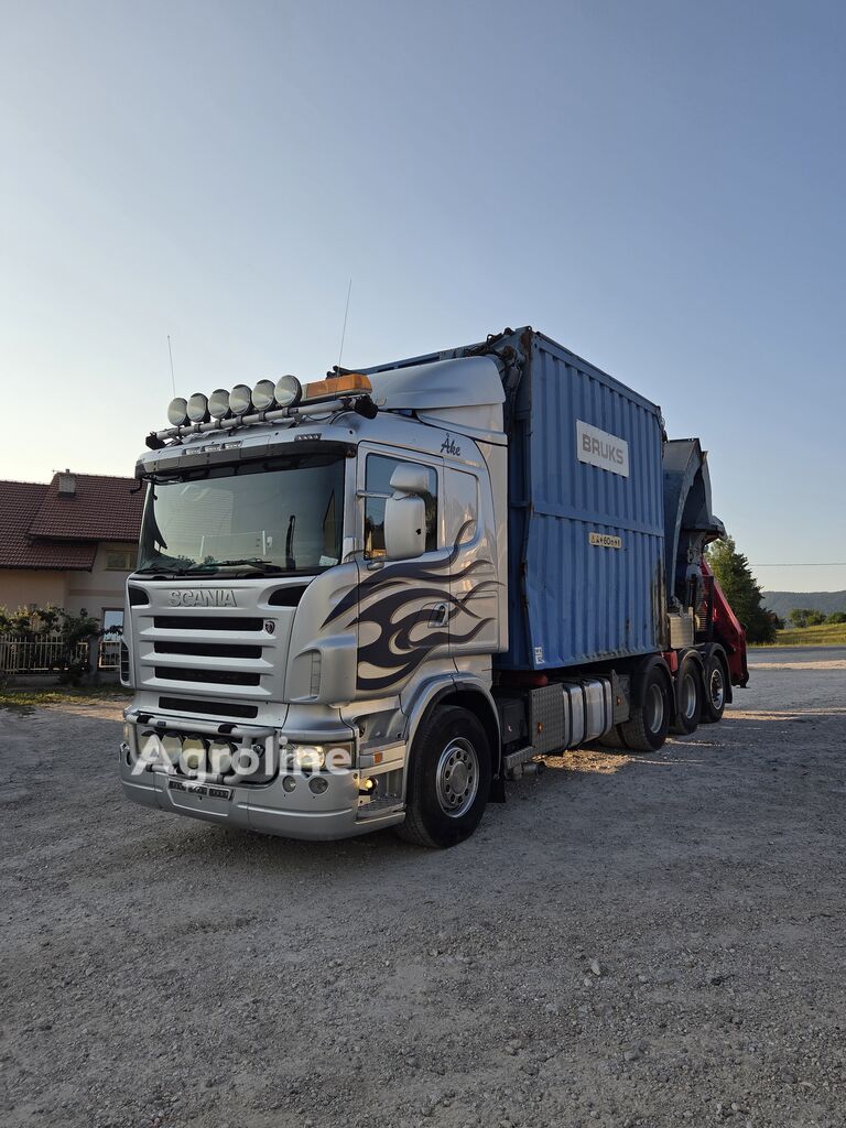 Bruks 806 Scania R560 drobilica za drvo