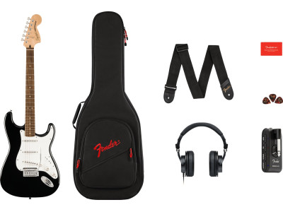 Squier By Fender Affinity Series Stratocaster Mustang Micro Pack