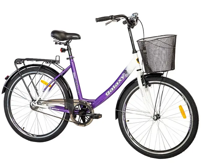 Ženski bicikl Galaxy V-bike Lux ljubičasta/bela