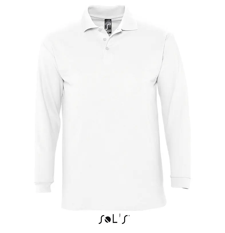 Pamučna majica za muškarca Sols Winter II White S 11353