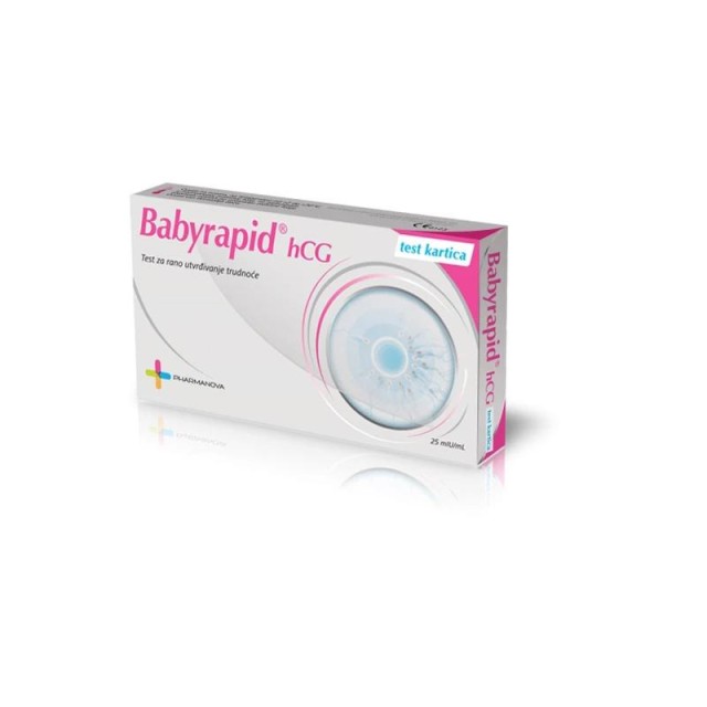 BABYRAPID HCG TEST ZA TRUDNOCU KARTICA