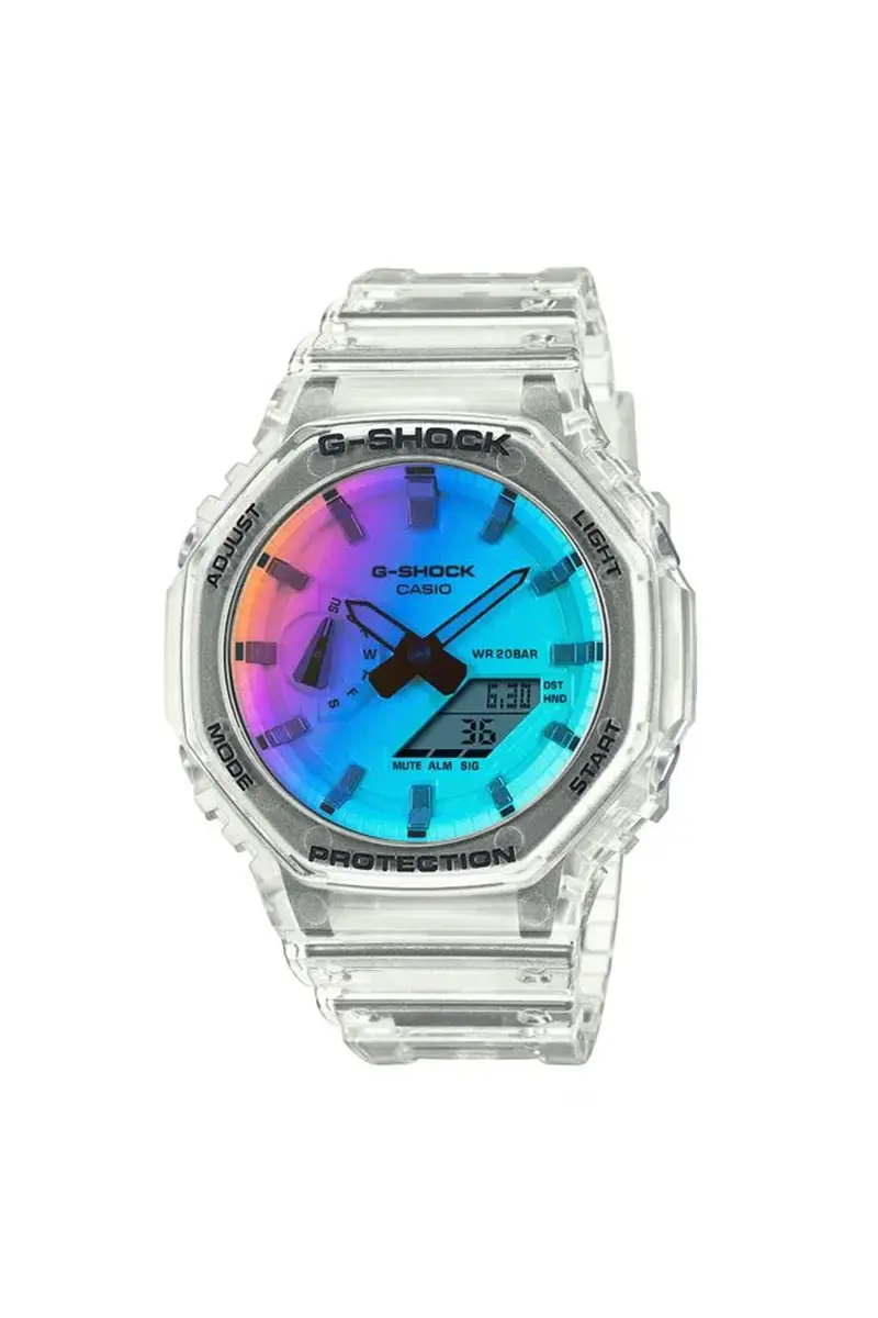 CASIO G-SHOCK Muški sat GA-2100SRS-7ADR, Providni