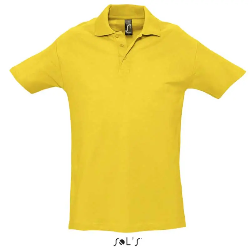 Sols Polo majica za muškarce Spring II Gold veličina S 11362