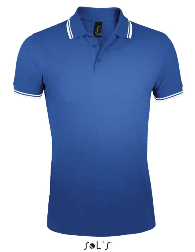 Polo majica za muškarce veličina XXL Sols Pasadena Royal Blue/White 00577