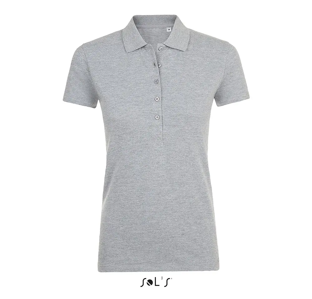 Sols Ženska majca sa kragnom Phoenix Grey veličina M Sols 01709