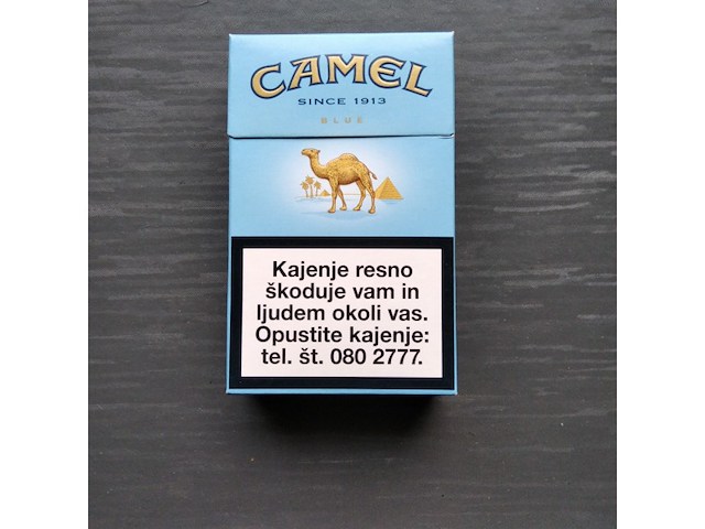 Camel blue, prazna kutija