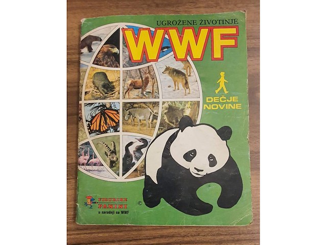 Ugrožene životinje WWF(Panini) PUN ALBUM