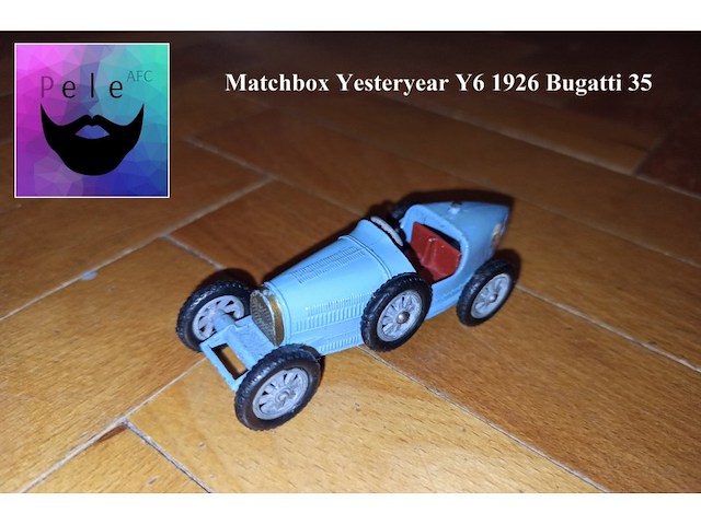Matchbox Yesteryear 1926 Bugatti 35 - RARITET