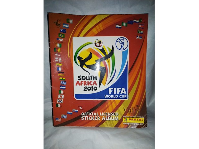 Sauth Africa 2010 Panini Album sa Slicicama