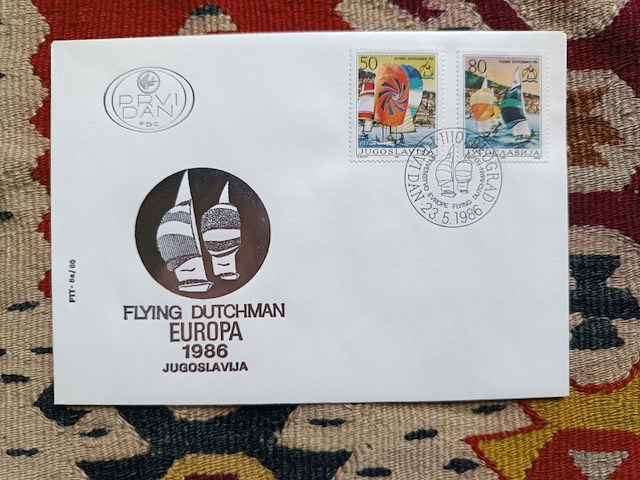 FDC - 8a/86 flying dutchman europa