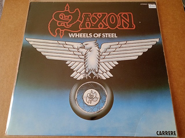 Saxon - Wheels Of Steel, West Germany Press 1980, Mint