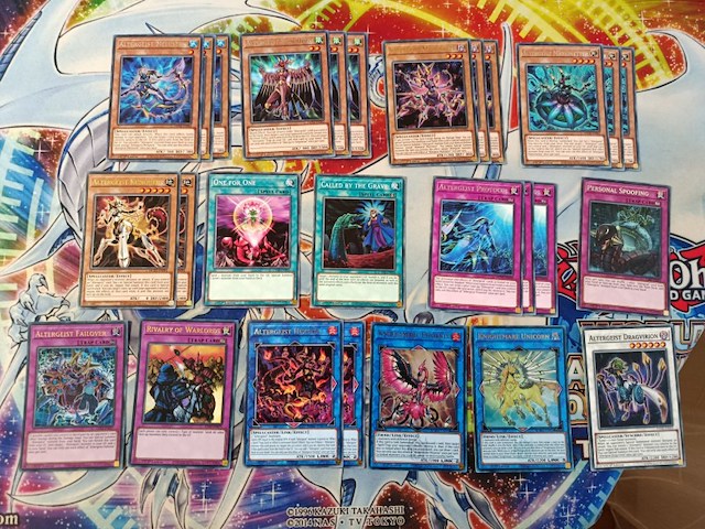 Yu Gi Oh - Original karte - Karte za Altergeist deck