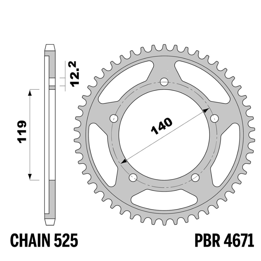 Zadnji lancanik BMW S1000XR