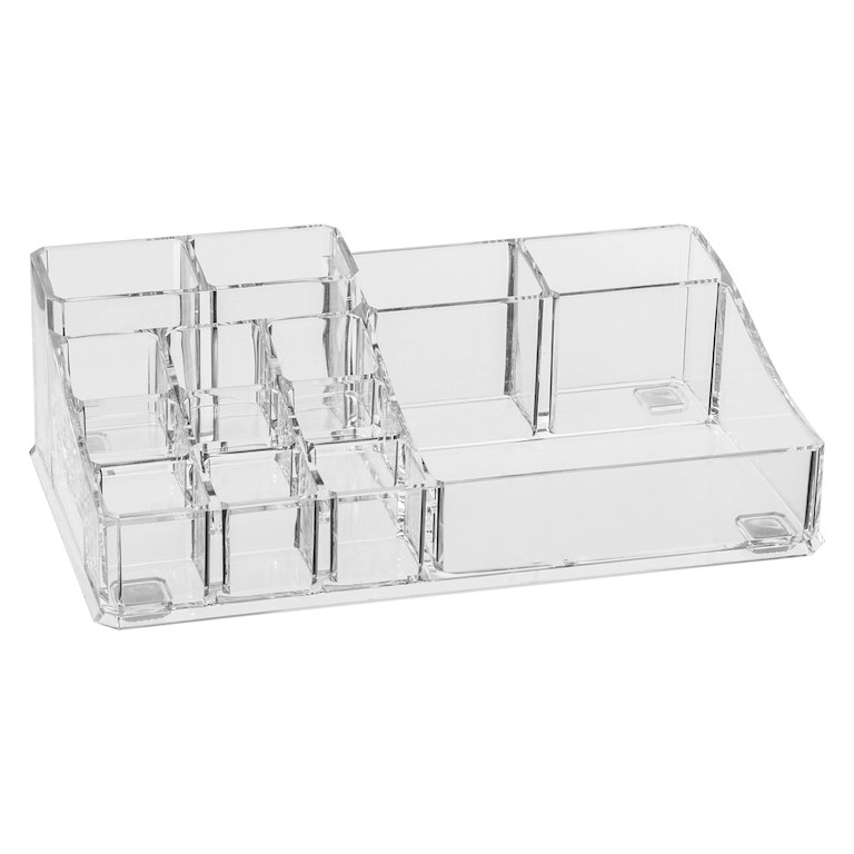 FIVE ORGANIZATOR ZA ŠMINKU SELENA 22,3X7X12,7CM PS PROZIRNA