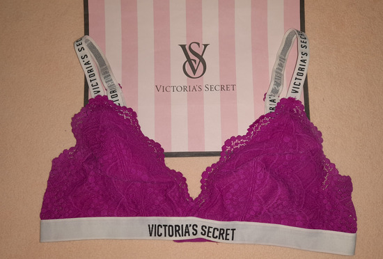 Victoria secret roze cipka logo lastis 85B%