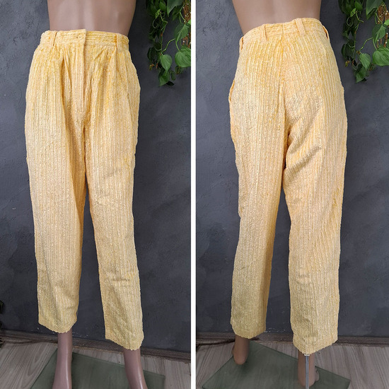 Vintage plisane pantalone struk 31 cm