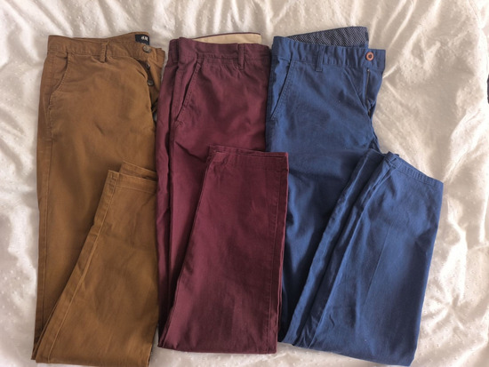 Muske chino pantalone (kom 1200din)